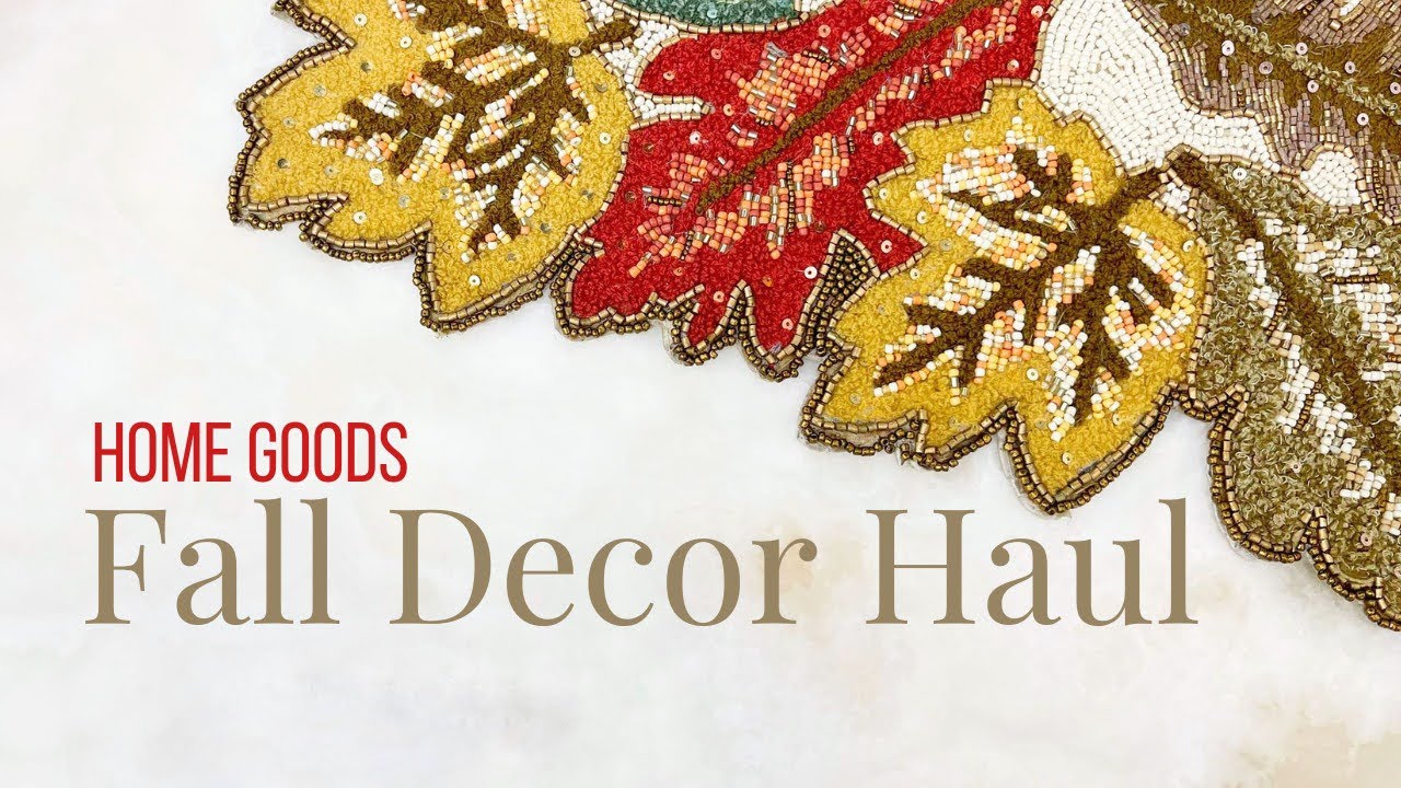 Home Goods Fall Decor Haul - YouTube