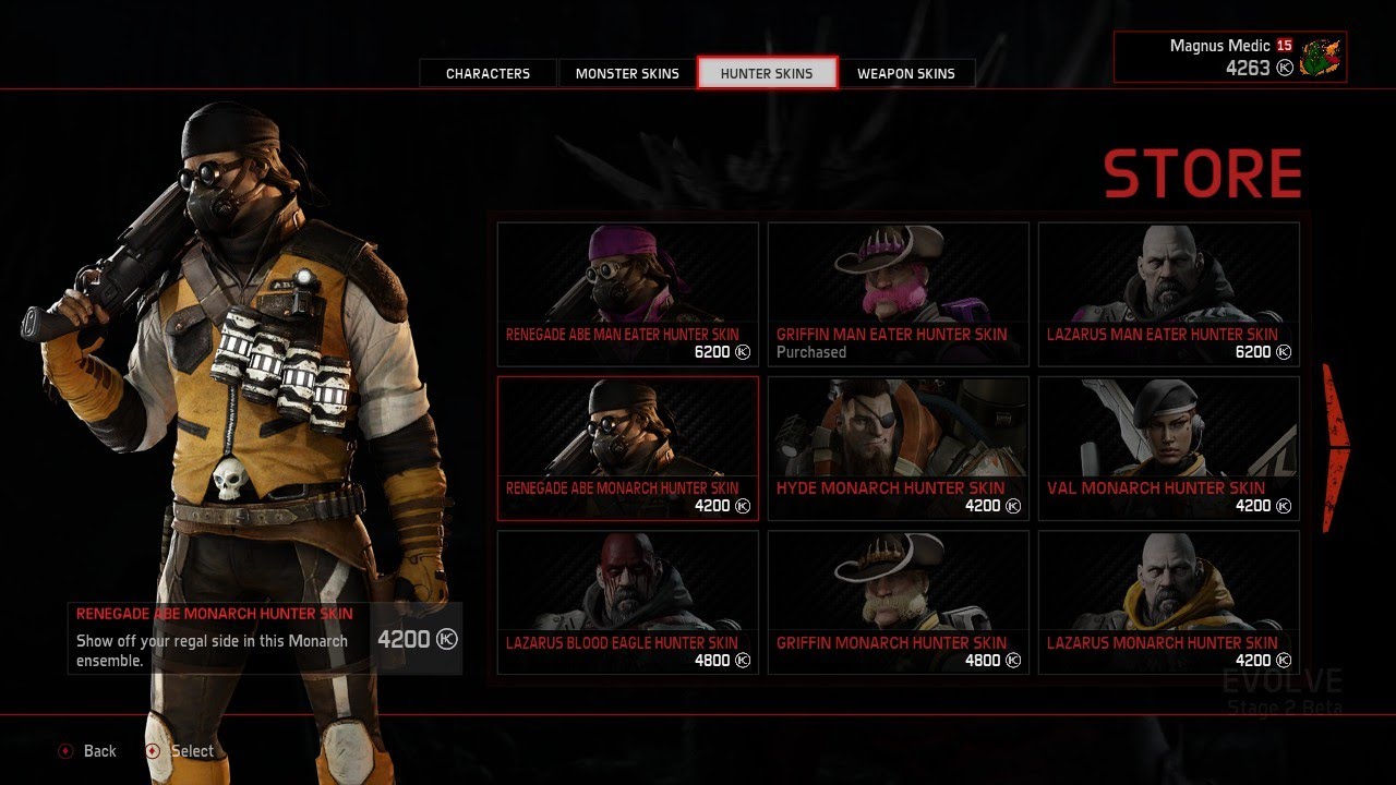 Evolve - Nuevo Personaje Abe Renegado - Arde Goliath Meteoro!!!Un ...