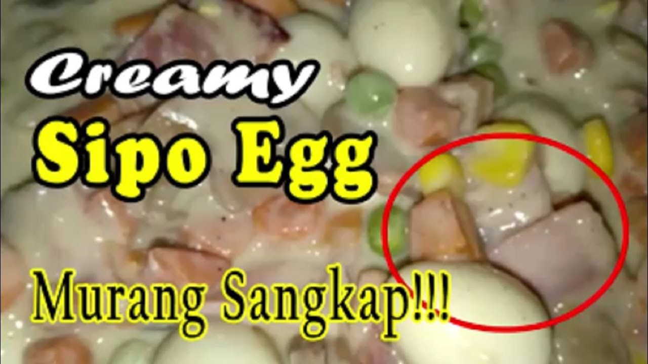 SIPO EGG RECIPE (How to Cook Sepo Egg without Chicken or Shrimp) EASY ...