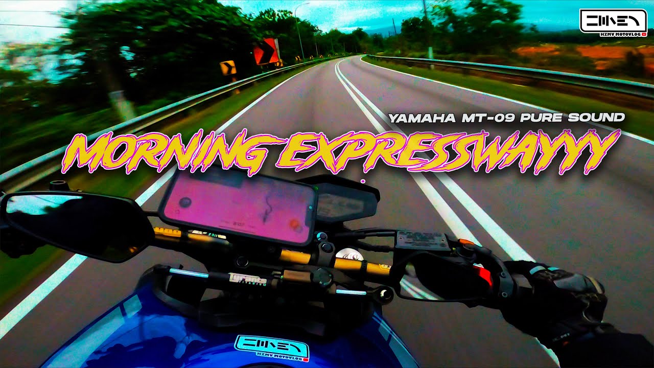 SPEEDY EXPRESSWAY ! Yamaha MT-09 + Yoshimura R55 Pure Sound [4K] - YouTube