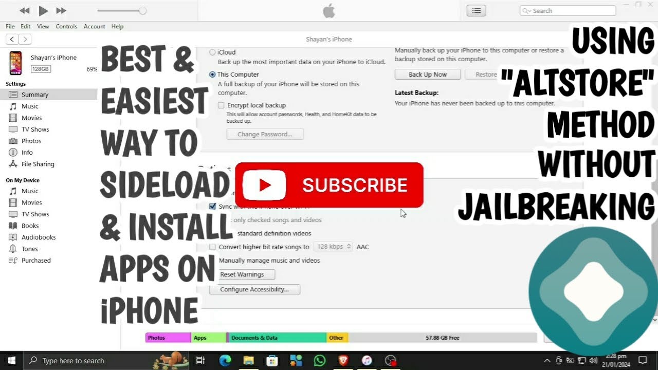 HOW TO EASILY SIDELOAD APPS ON ANY iPHONE OR iPAD USING "AltStore" ON ...