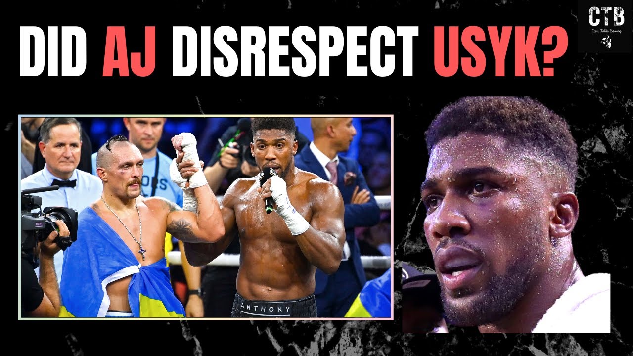 ANTHONY JOSHUA ANGRY POST FIGHT OUTBURST | USYK JOSHUA 2 AFTERMATH ...
