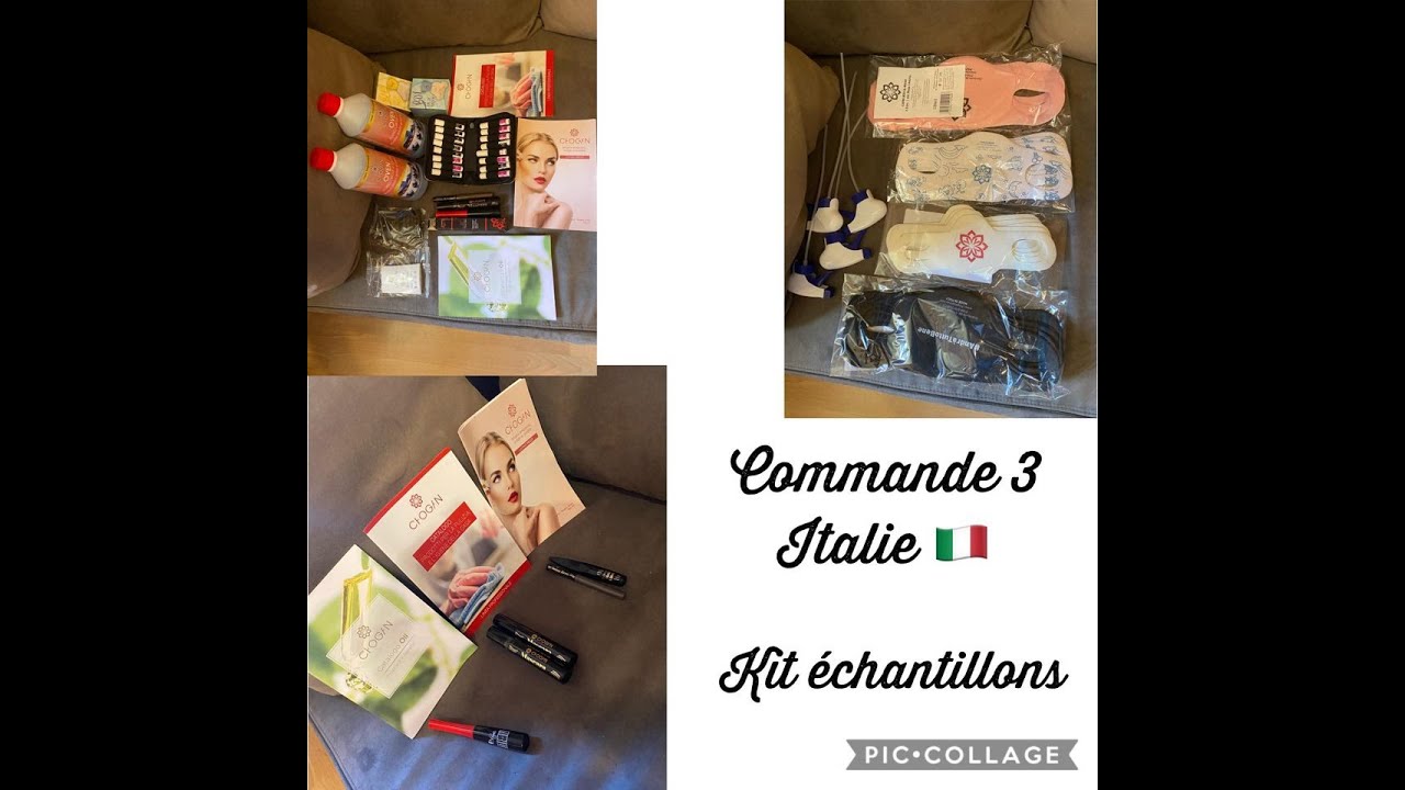 Produits Chogan (Commande 3 Italie 🇮🇹 ) - YouTube