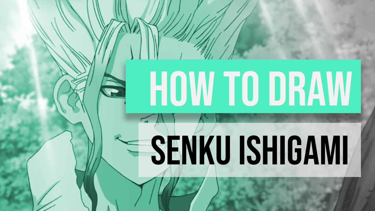 Learn How To Draw Senku Ishigami Dr Stone In Just 4 Minutes Youtube