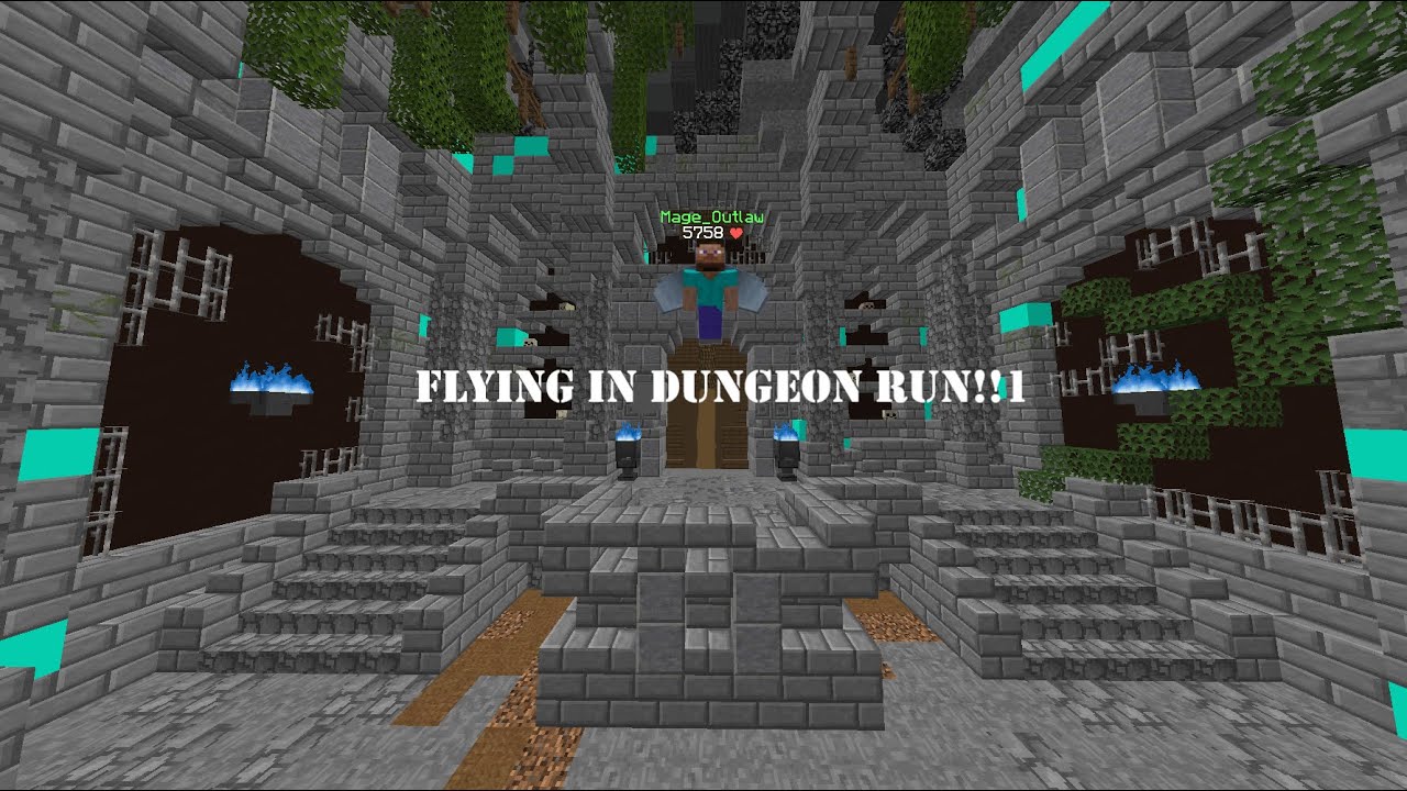 Flying in a dungeon run | Hypixel Skyblock (Read description) - YouTube