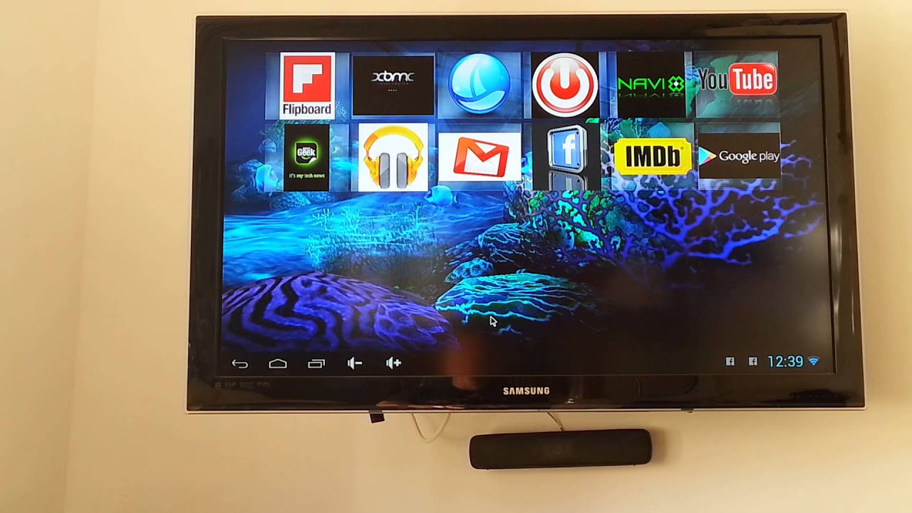 MK 808 Android 4.1 mini TV pc customization - YouTube