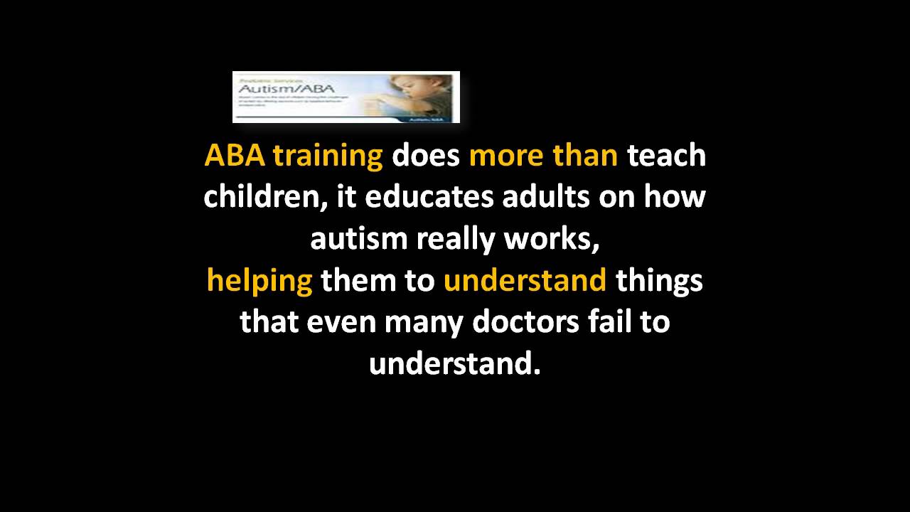 autism aba therapy help. - YouTube