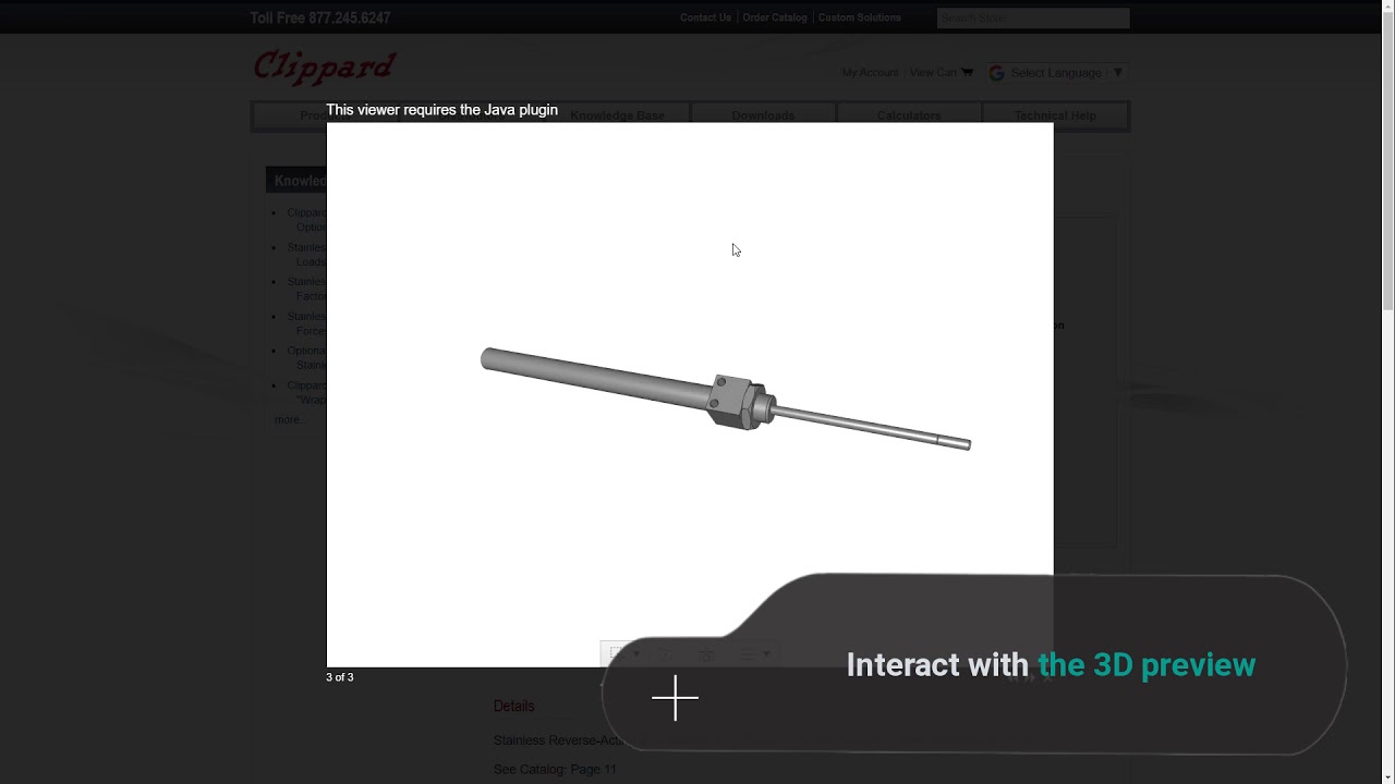 Integration of CAD content on the Clippard website - YouTube