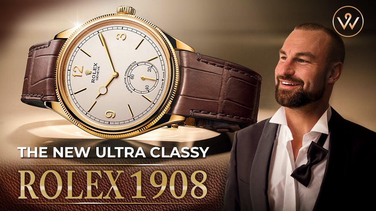 The NEW ultra classy Rolex 1908 with open caseback! Official Watches ...