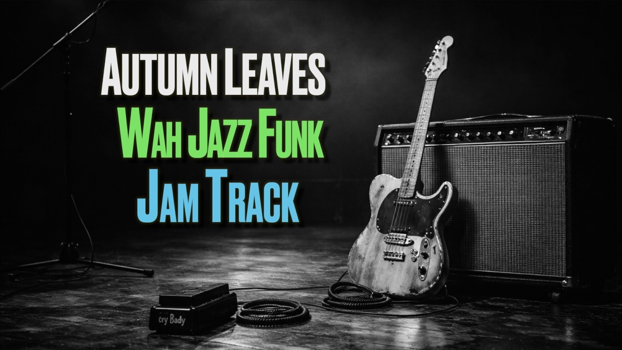 ”Autumn Leaves” Wah Jazz Funk Backing Track in G minor - YouTube