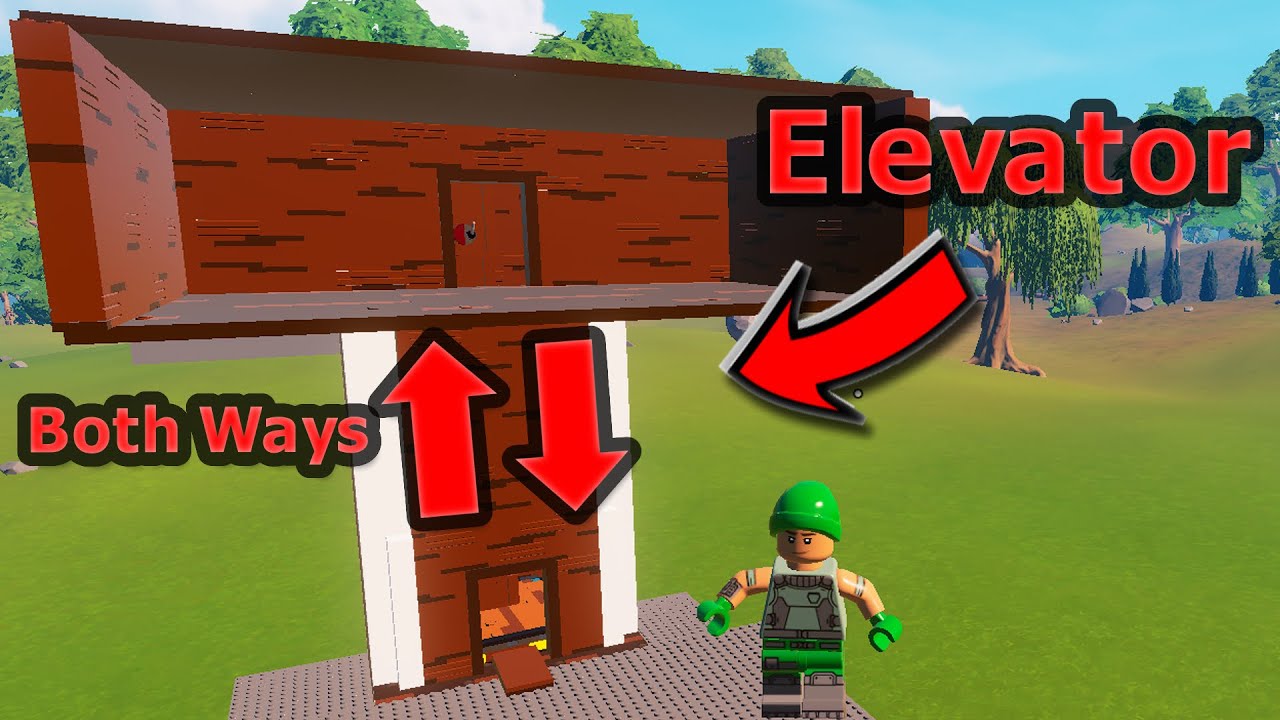 How to make the Ultimate Elevator/Lift in LEGO Fortnite - YouTube