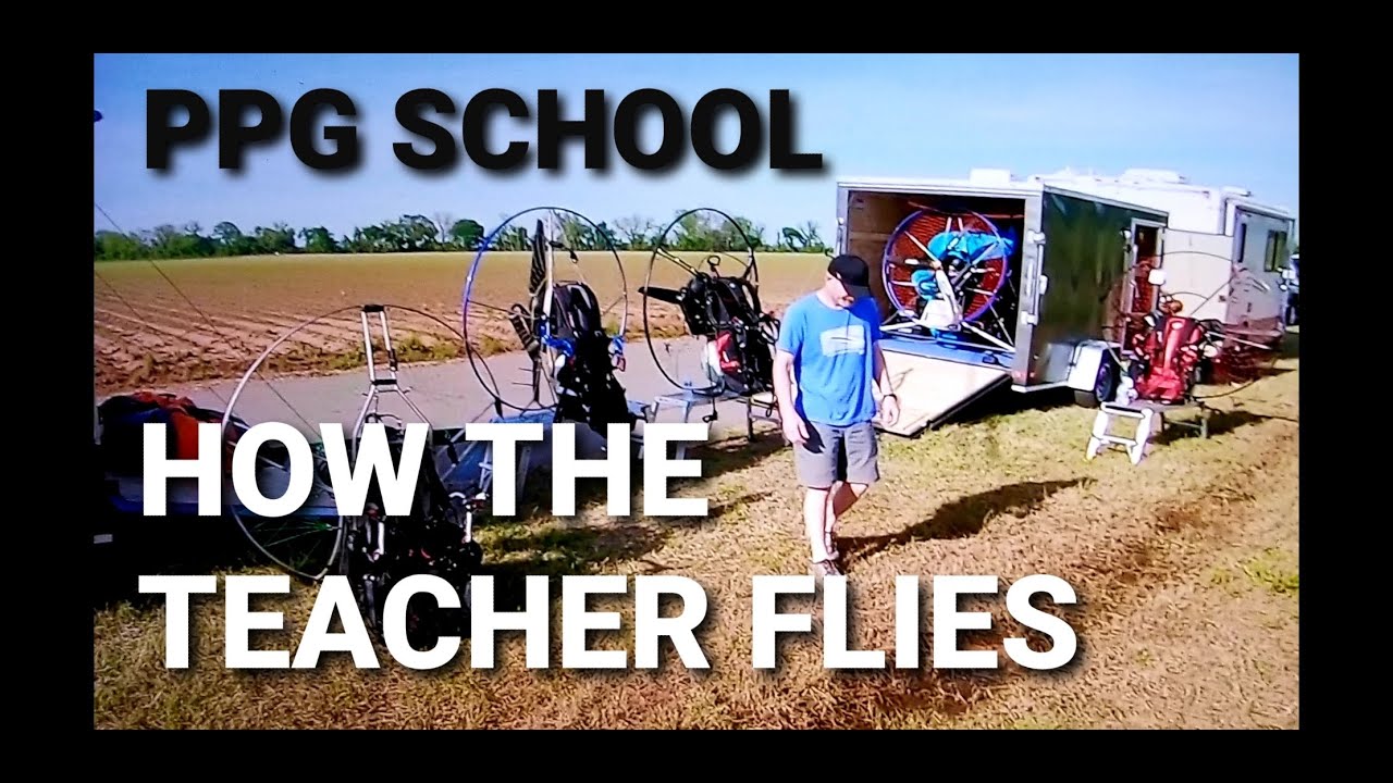 How Teachers Fly at Paramotor School - YouTube