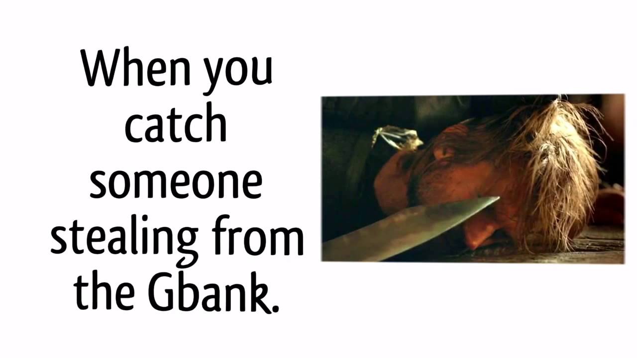 Stealing from the guild bank is a bad idea. - YouTube