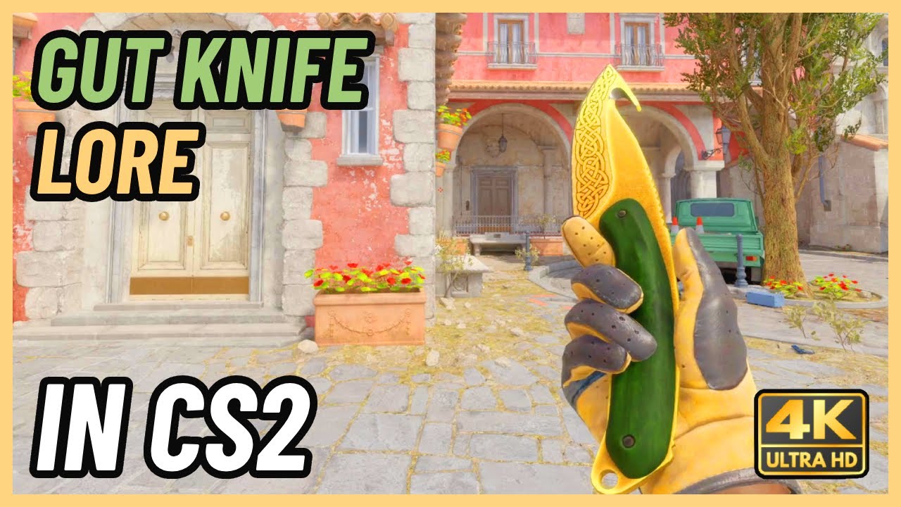 CS2 Gut Knife Lore | CS2 Knife In-Game Showcase [4K] - YouTube