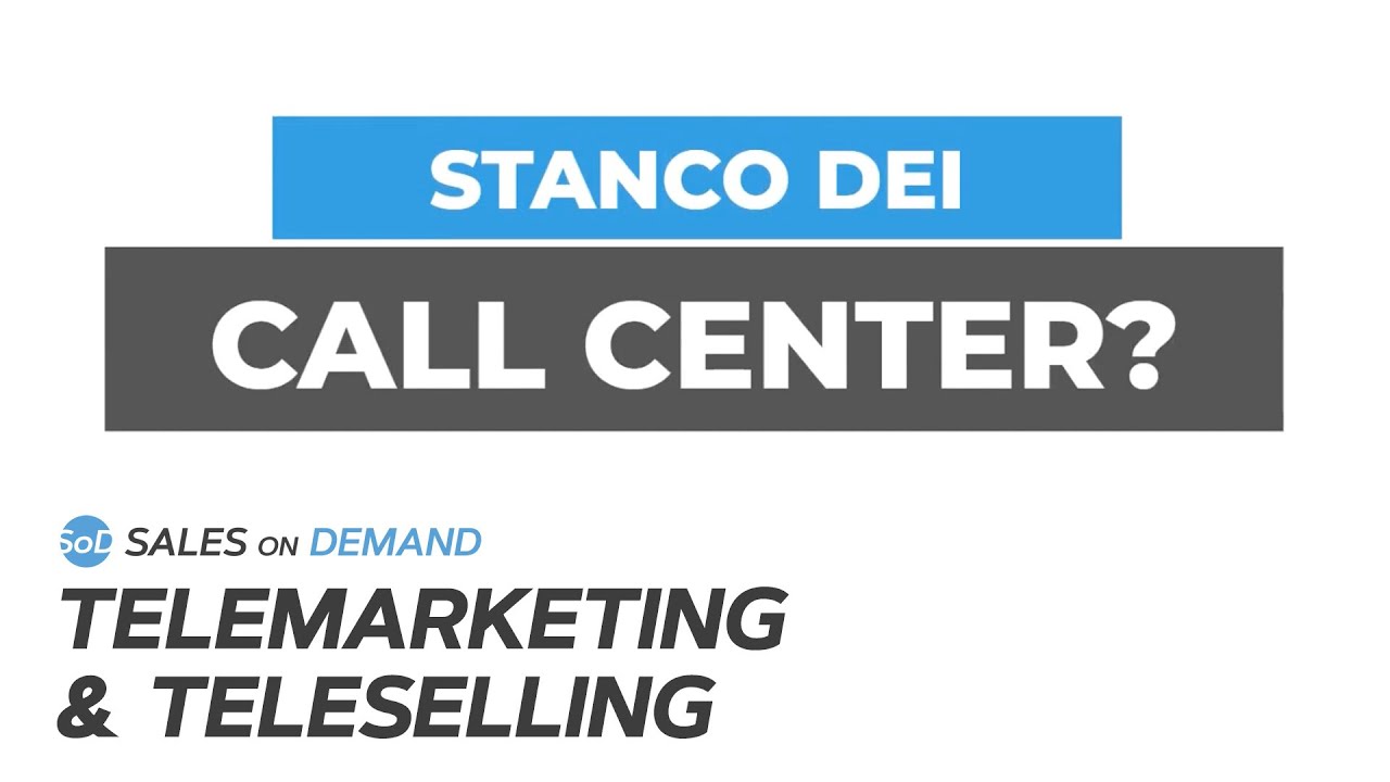 Sales On Demand - Telemarketing & Teleselling - YouTube