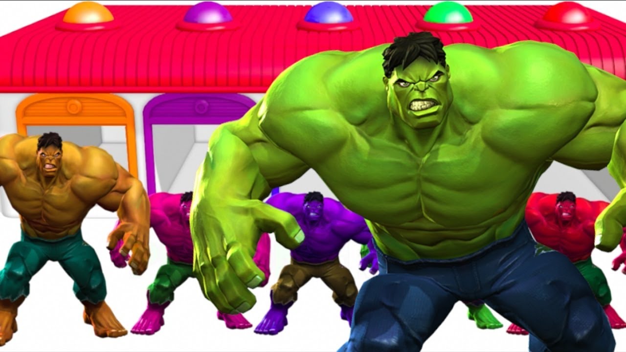 Learn Colors with HULK for Kids Toddlers - Learning Video For Kids ...