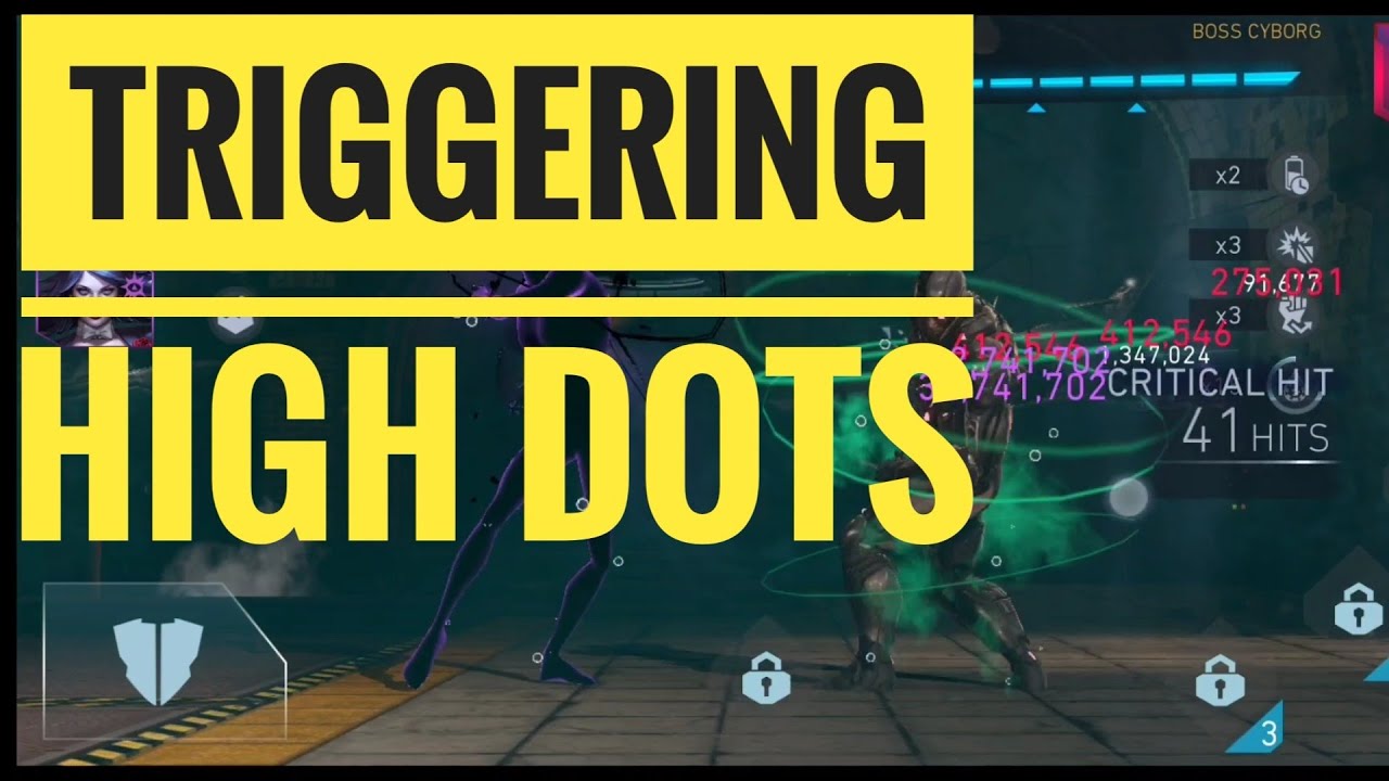Triggering High DOTs | Injustice 2 Mobile Update 5.5 | - YouTube