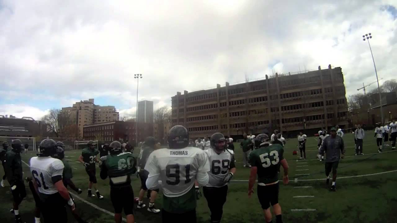Dustin Waldron Helmet Cam - Portland State Football - YouTube