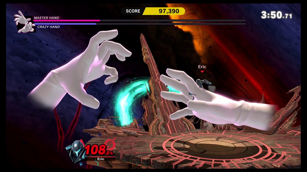 Super Smash Bros Ultimate: Not Eric (Not My Mii) VS. Master Hand ...