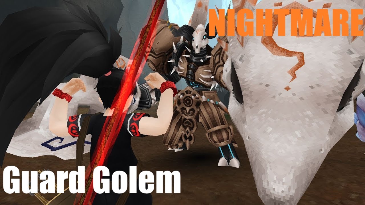 TOUCHED SOLO Guard Golem Nightmare Halberd (feat. Skill Issue) - Toram ...