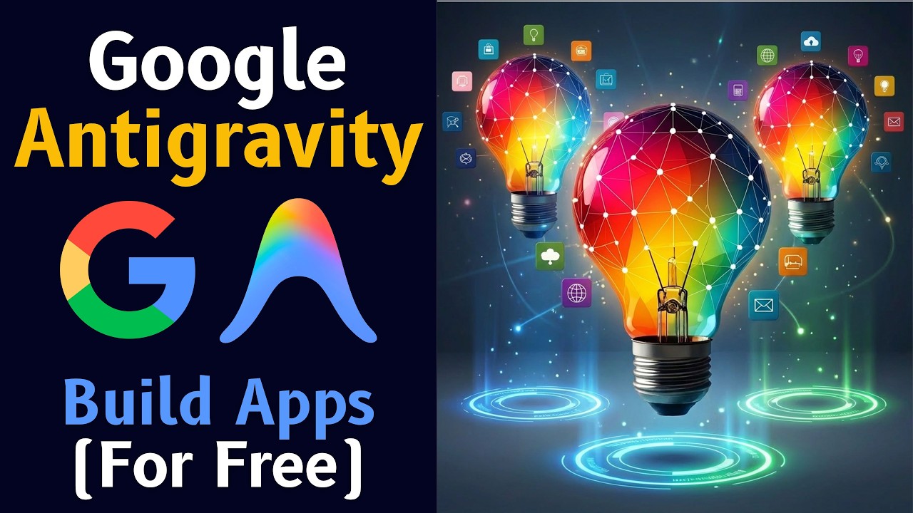 What Is Google Antigravity? 🚀 AI Coding Tutorial & Gemini 3 App Build - YouTube