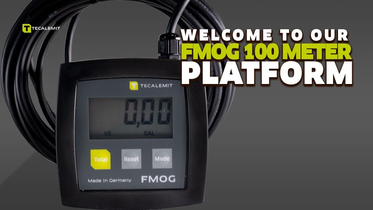 TECALEMIT's FMOG 100 & 150 Flow Meter for Diesel and Oils - YouTube