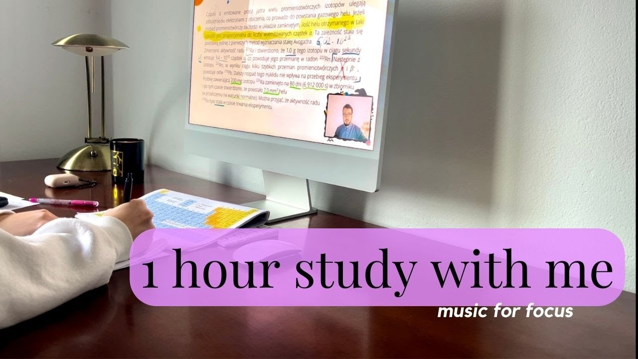 1 HOUR STUDY WITH ME 🌟 | real time | calm music - YouTube