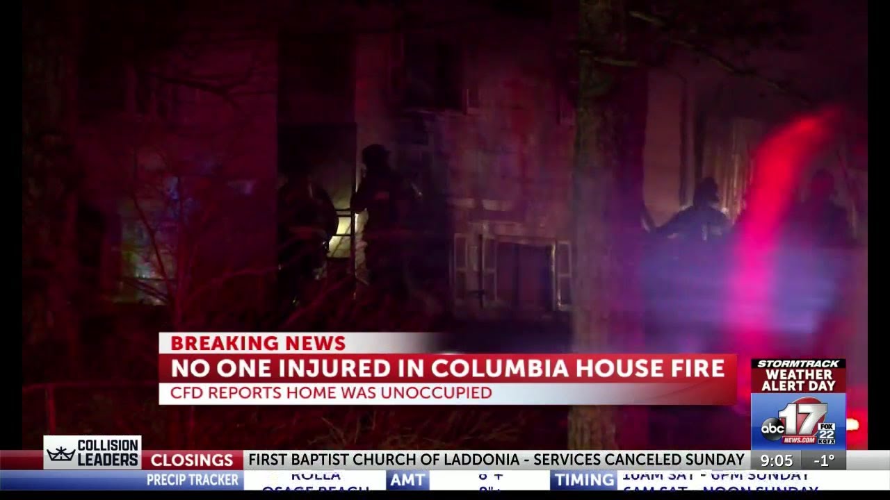 Columbia fire crews fight freezing conditions during structure fire ...