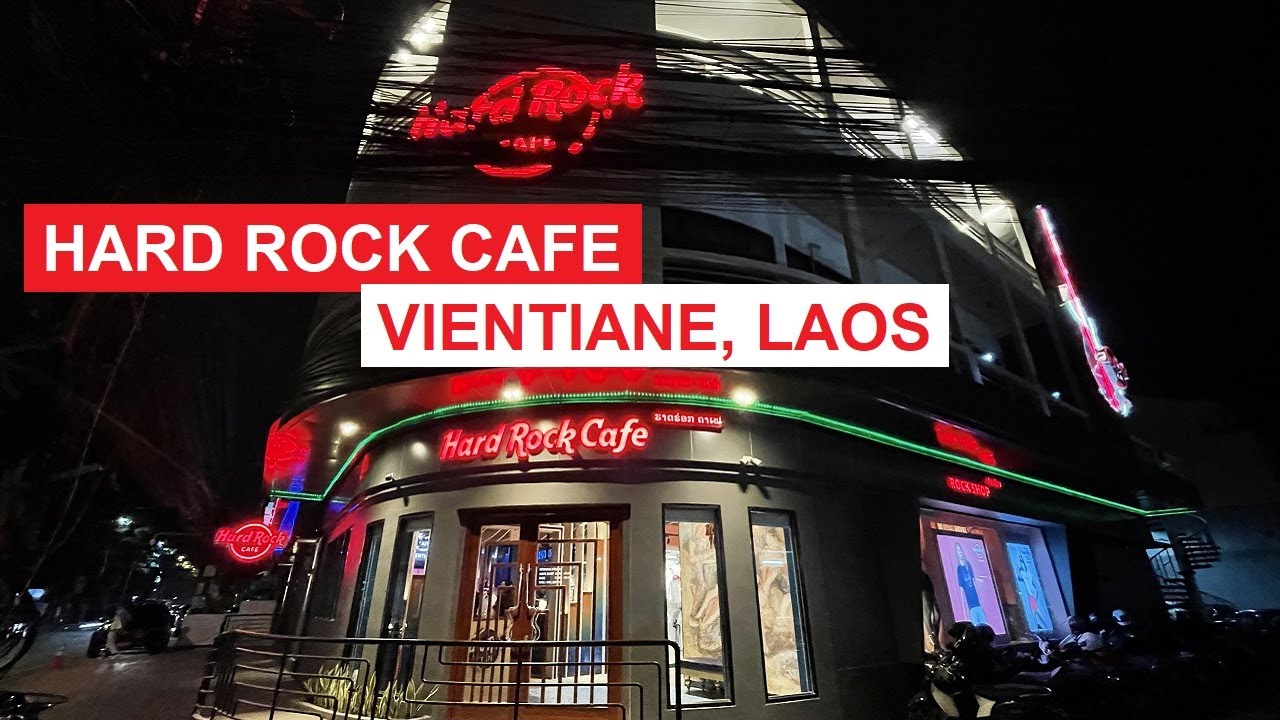 Inside Hard Rock Cafe Vientiane & Rock Shop, Laos 2023 - Quick Tour ...