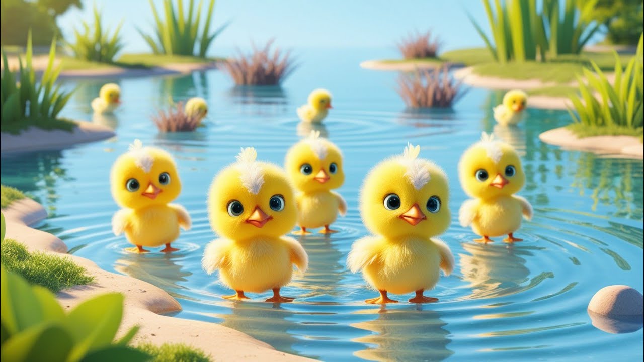 Five Little Ducks | Fun Counting With Five Little Ducks | Nursery ...