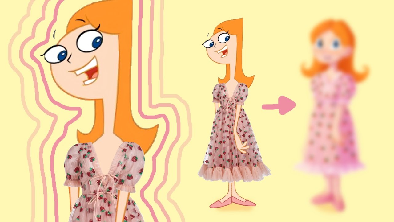 Candace with The Strawberry Dress | Illustration timelapse - YouTube