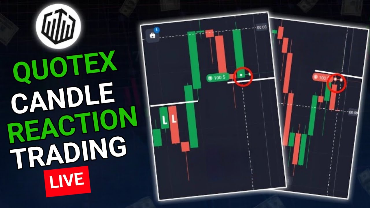Quotex Candle Reaction Trading | Live trade with Story Reading on otc ...