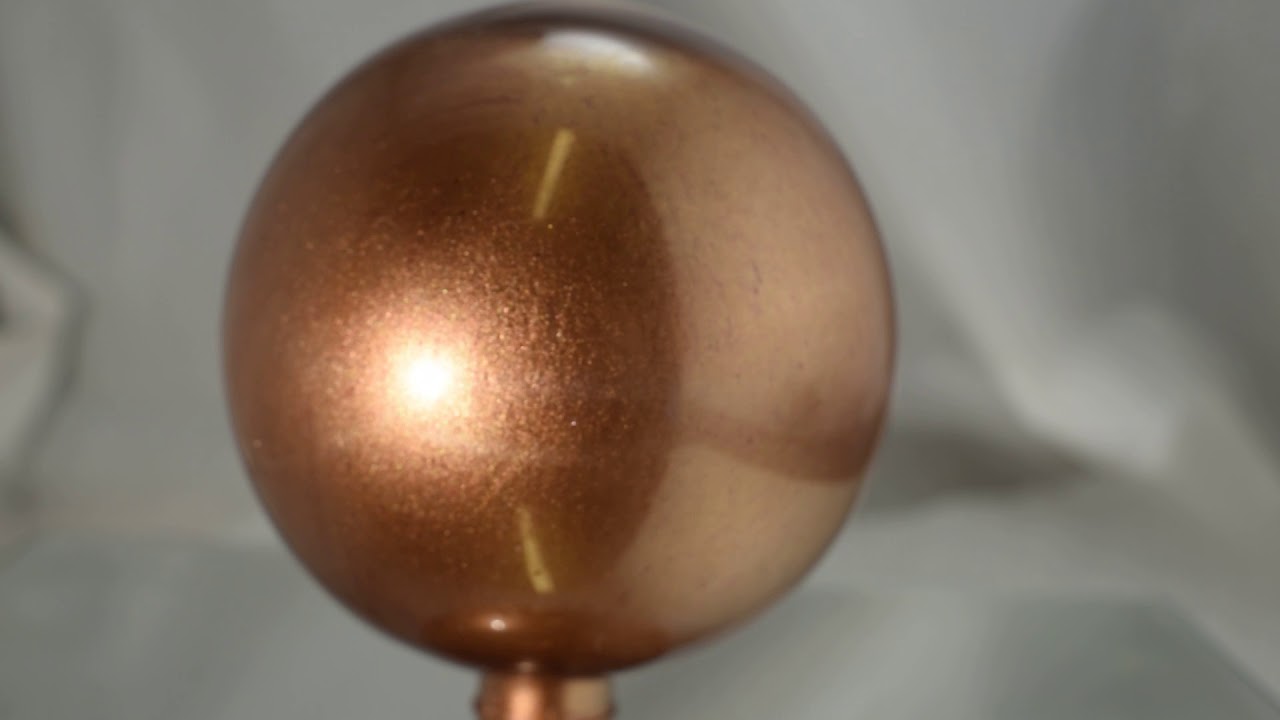 Red Bronze Pearl Color Sample - YouTube