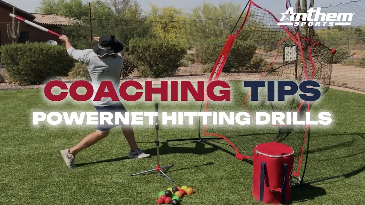 Tips on how to use the Powernet Pop-Up Hitting Net - YouTube