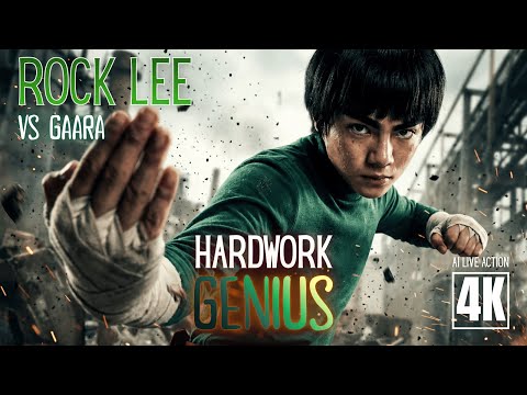 ROCK LEE VS GAARA | AI LIVE ACTION (PART 1)