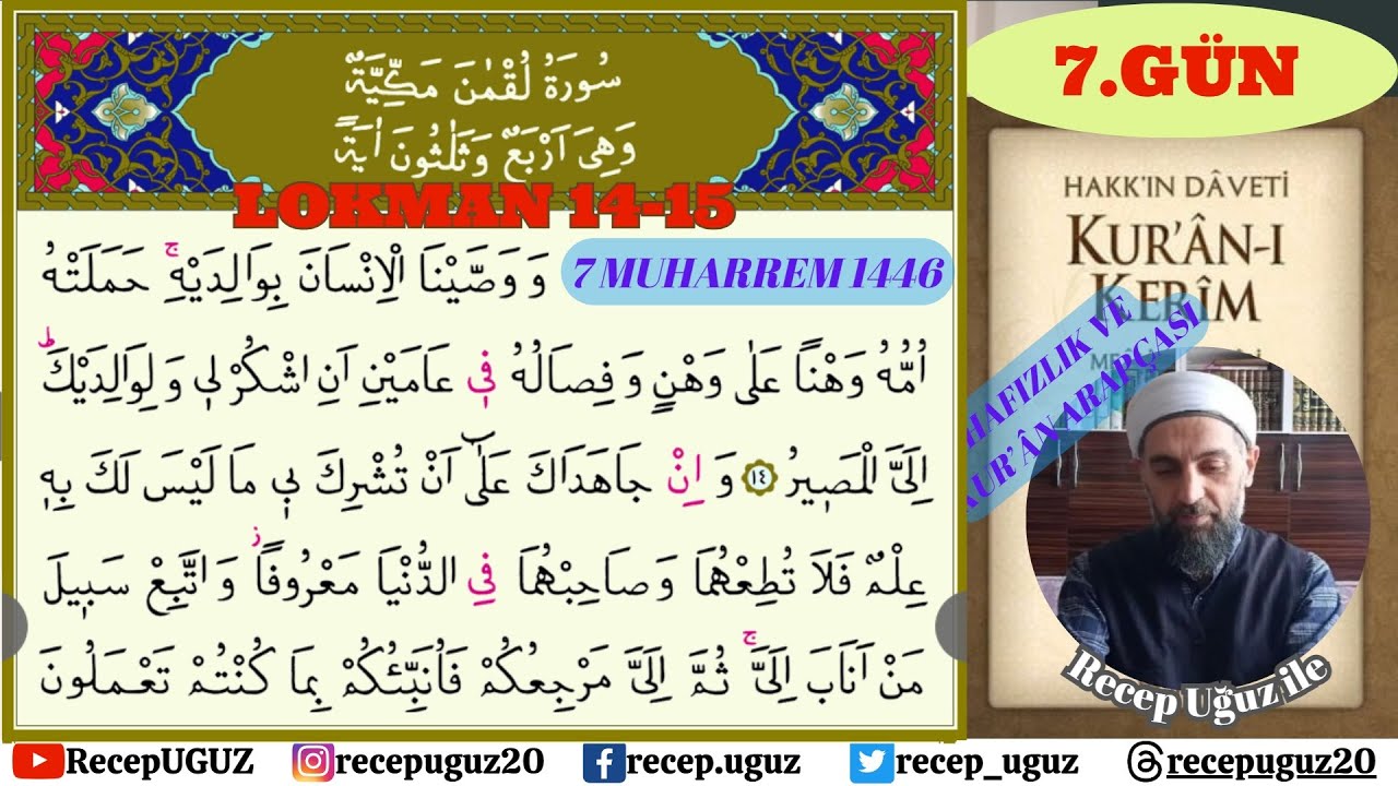 LOKMAN 14-15 ANNE BABA - YouTube