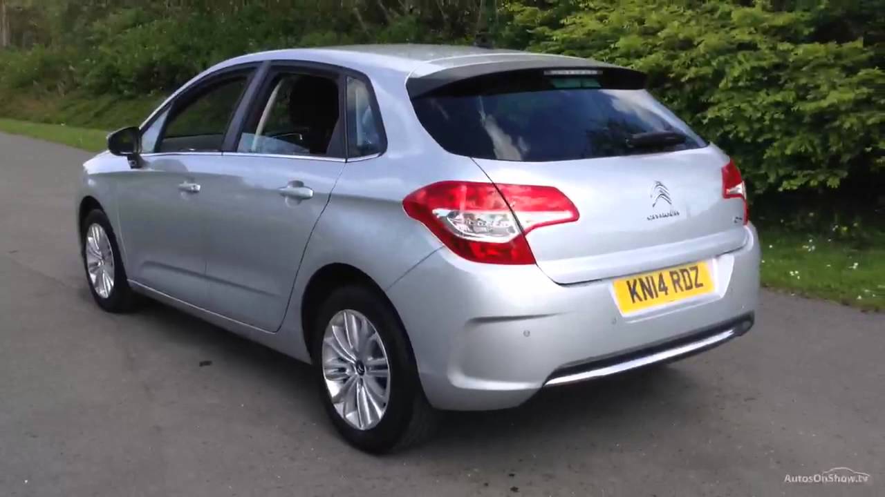 CITROEN C4 VTR PLUS HDI ALUMINIUM/SILVER 2014 - YouTube