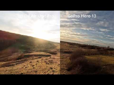 DJI O4 Air Unit Pro vs GoPro 13 | 4K@60fps comparison