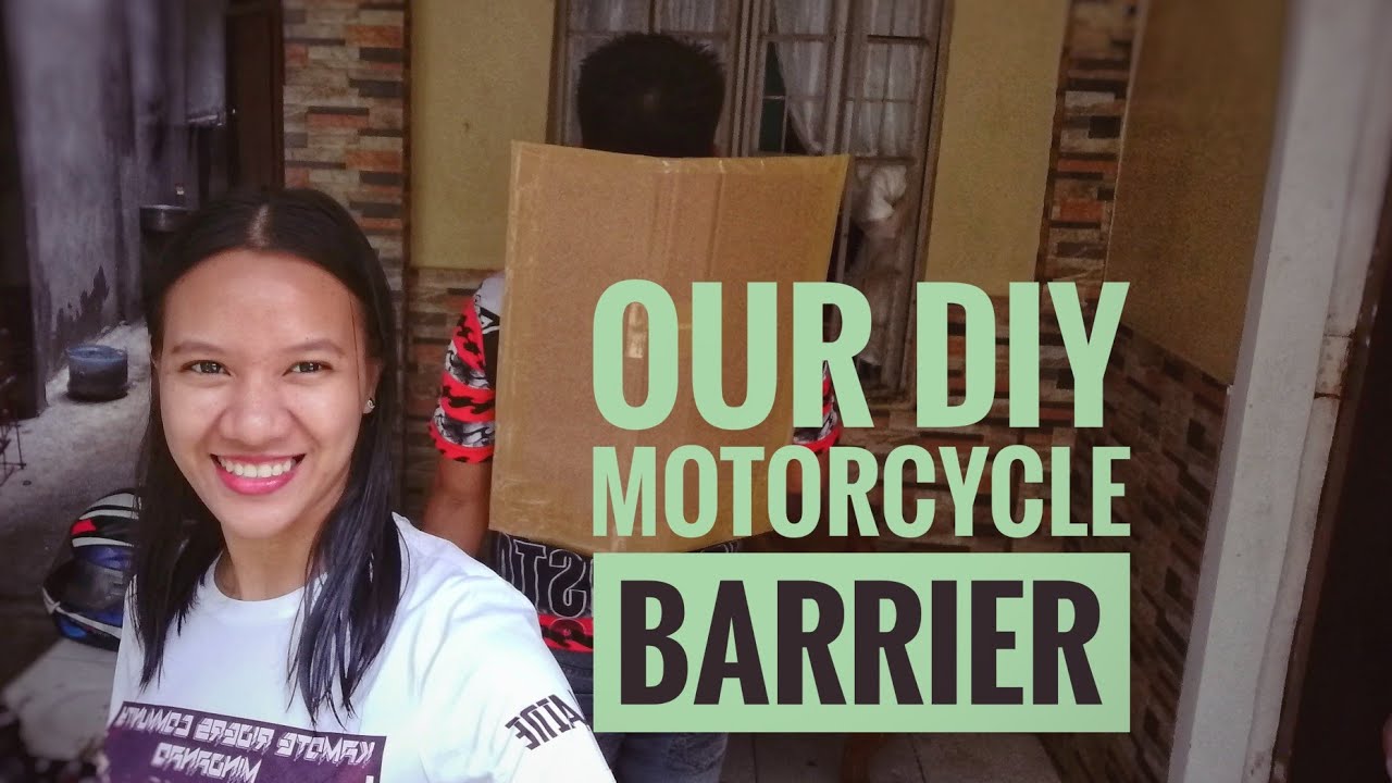 August 1 Our DIY Motorcycle Barrier - YouTube