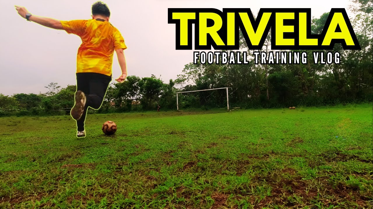 FOOTBALL TRAINING VLOG - TRIVELA SHOOT - YouTube