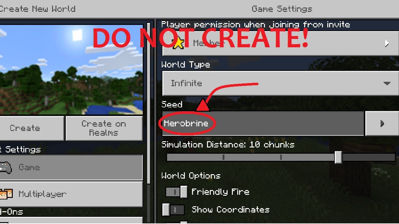 I Went on the HEROBRINE SEED in MINECRAFT *SCARY* - YouTube