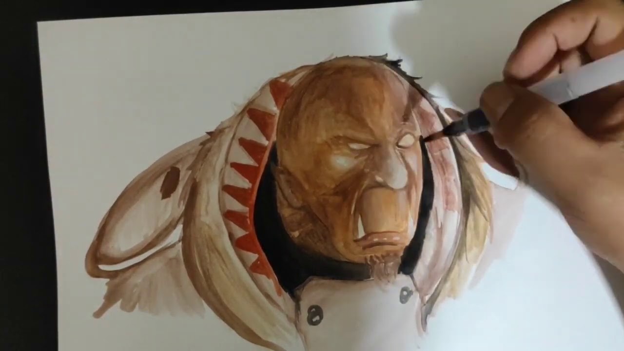 cheap watercolor painting-the hardest painting i ever did - YouTube