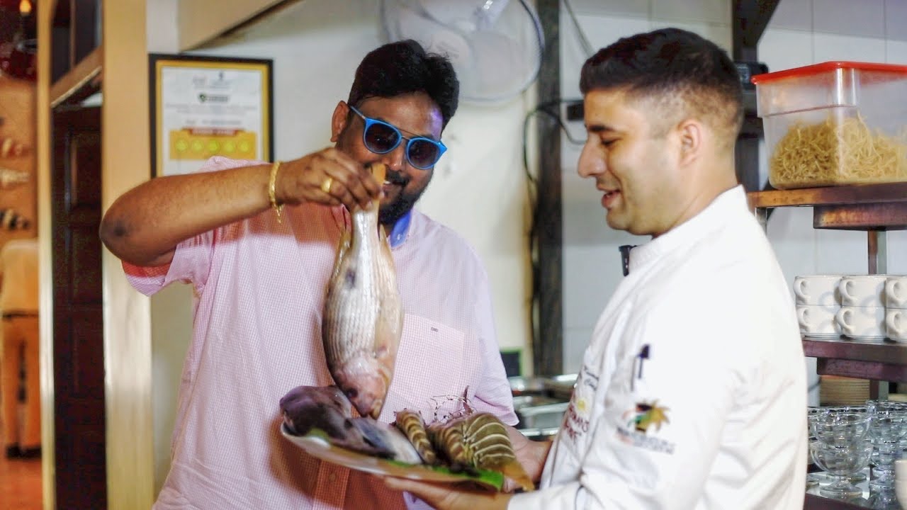 Sea Food spl #Goa | Fishers Man Wharf | King Fish | Lobster | Fish ...