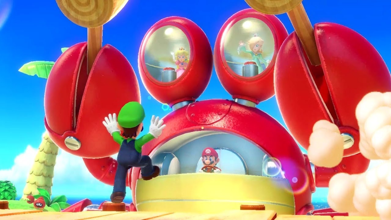 Super Mario Party - Smash and Crab Minigame - YouTube