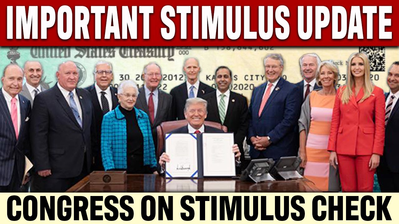 BREAKING: Important Stimulus Check Update | Congress On Stimulus Bill ...