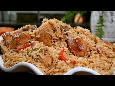 Hadrami Soslu Gerçek Hadrami Tavuk ve Pirinç Kabsa Pişirme
