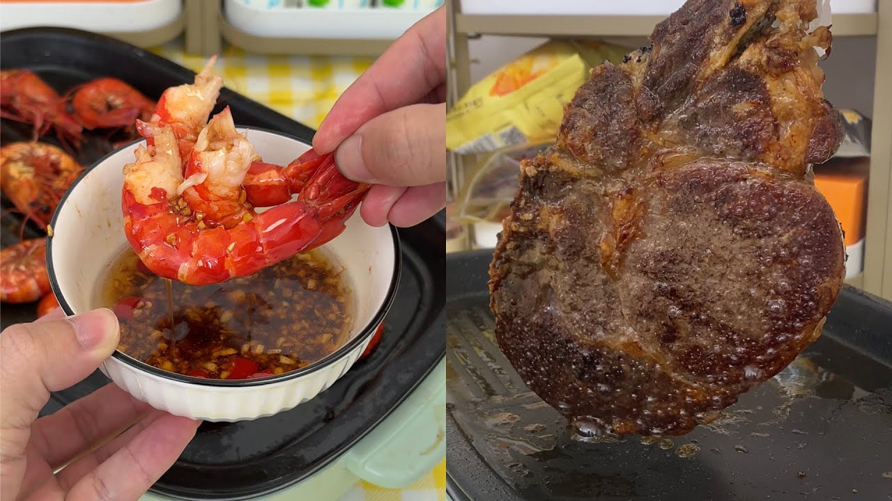 Kitchen Eating Diary: Tomahawk Steak and Wings - YouTube