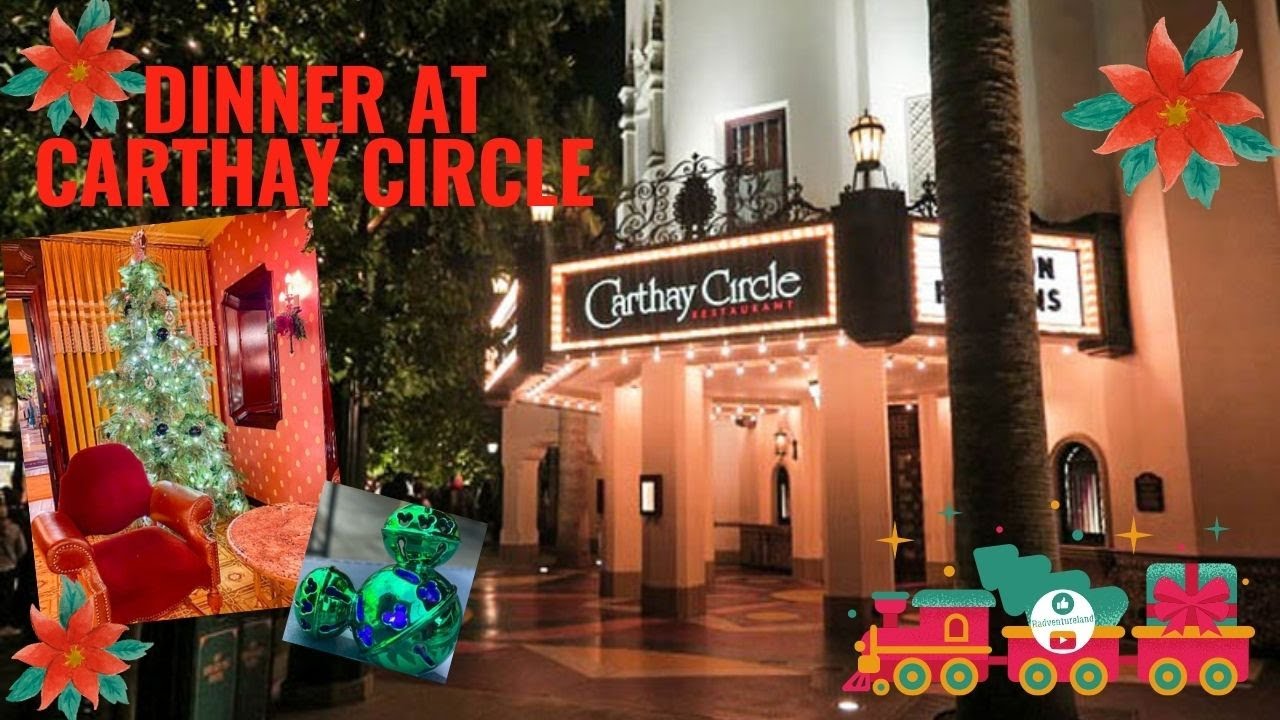 Dinner at Carthay Circle in DCA 11-24 - YouTube