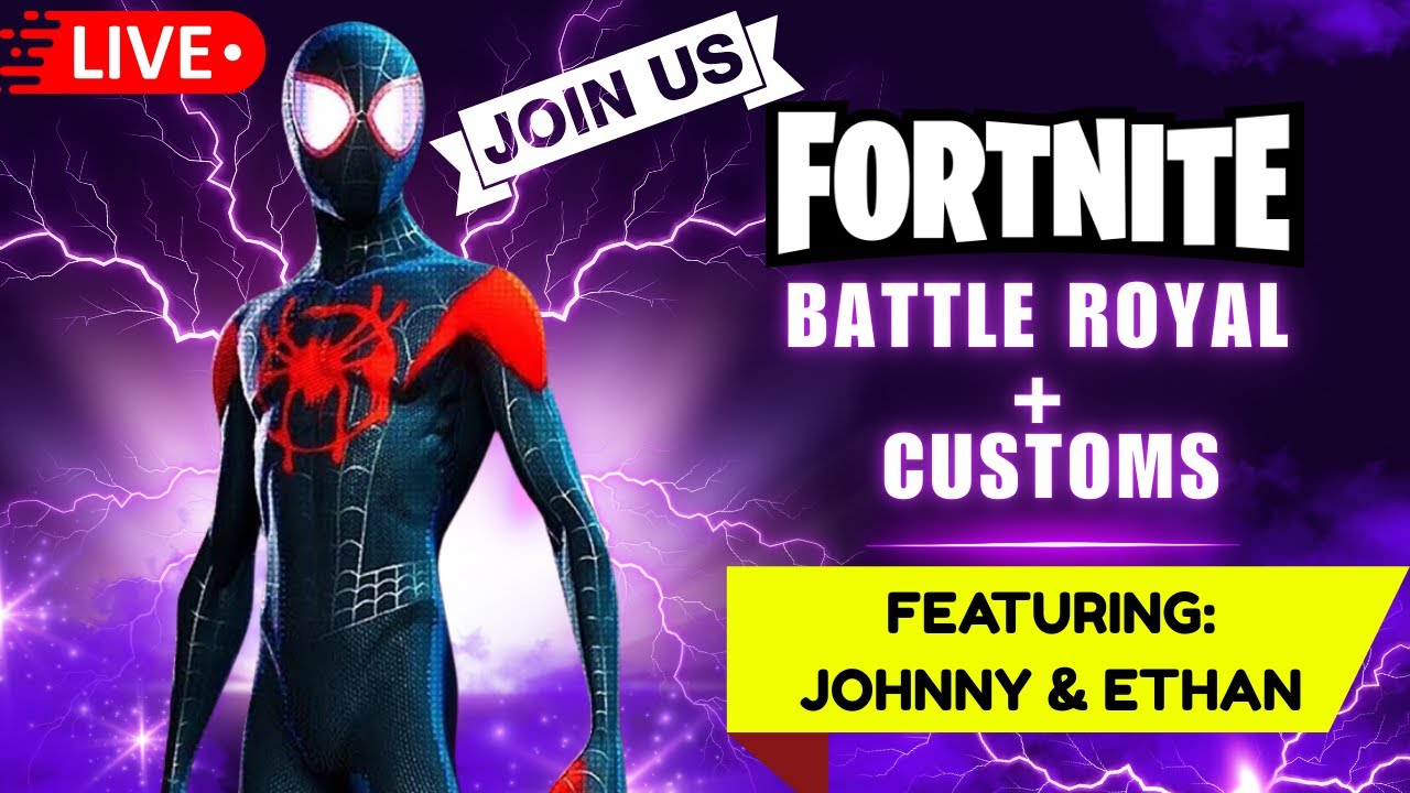 🔴 [LIVE] Fortnite DOUBLE FEATURE Battle Royal and Customs! Join Us ...