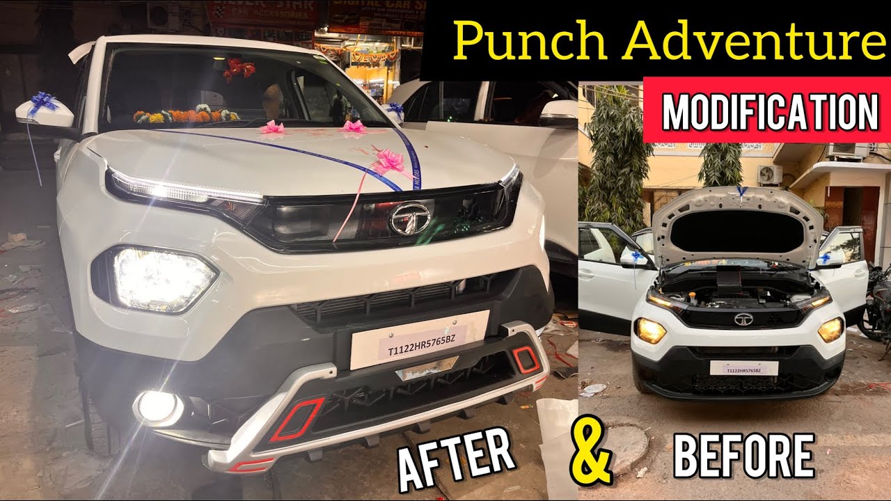 Tata Punch Adventure Model Modified 🔥 Best in Class Modification 🔥 ...